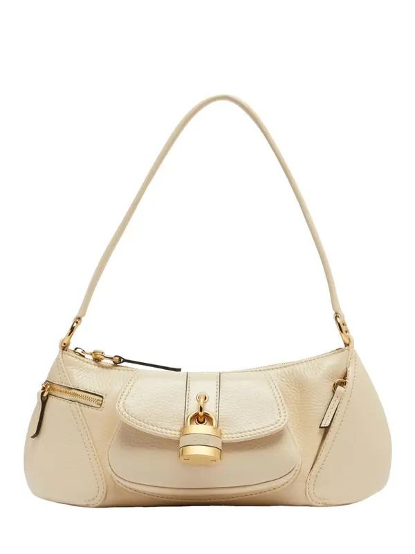 Chloé Zippered Shoulder Bag - Nude