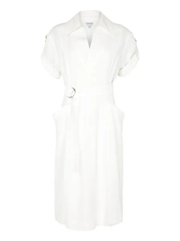 Bottega Veneta Shirt Dress - White
