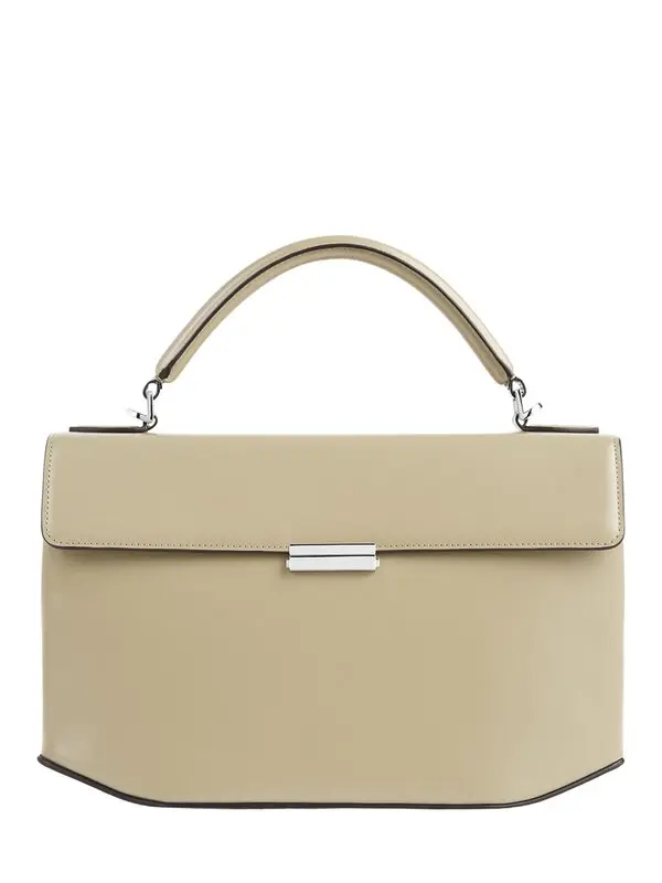 TOTEME Clip Box-style Top Handle Bag - Nude