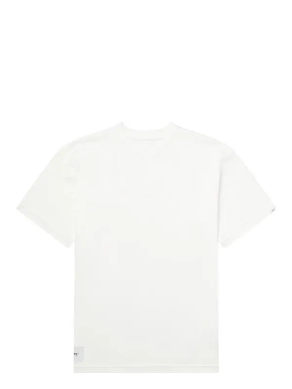 WTAPS Sign-yd Cotton-jersey T-shirt - White