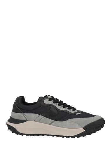 VOILE BLANCHE Runner" Leather And Textile Fiber Sneakers - Black