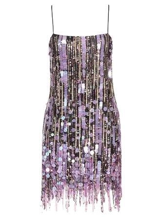 Amen Mini Dress Size Polyamide - Purple