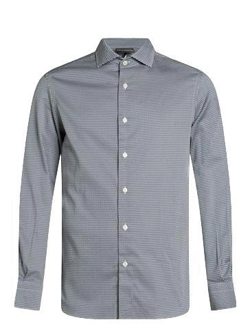 Emporio Armani Shirt Size Cotton, Elastane - Blue