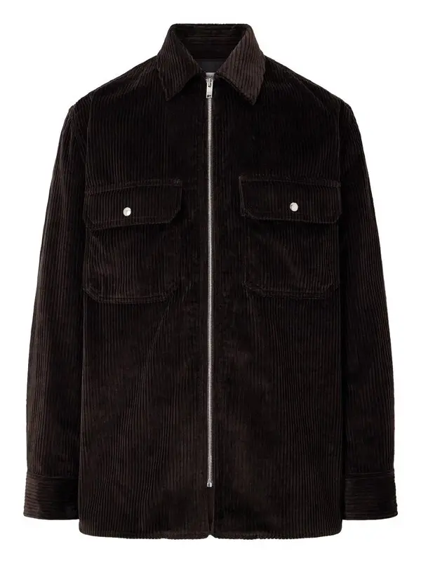 Bottega Veneta Cotton-corduroy Shirt - Brown