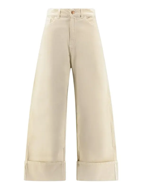 3x1 Skater Duo Canvas Trousers - Beige