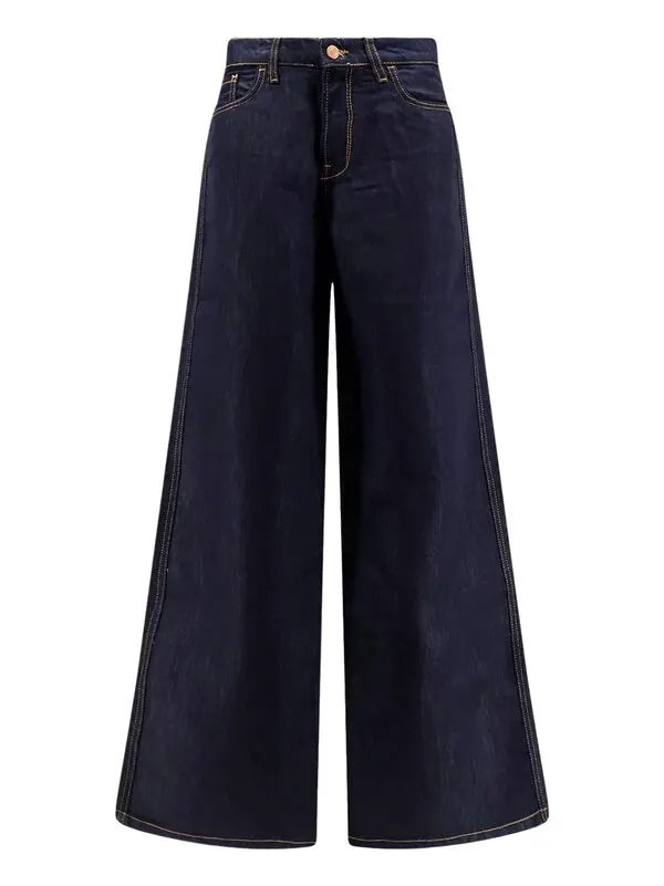 3x1 The Silk Kat Wide Leg Jeans - Blue