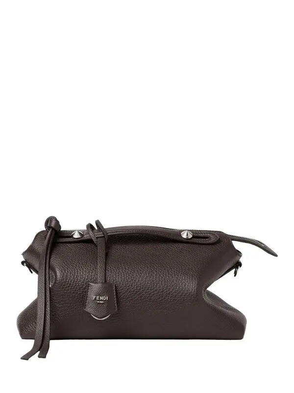 Fendi By The Way Soft Medium Leather Handbag - Grey