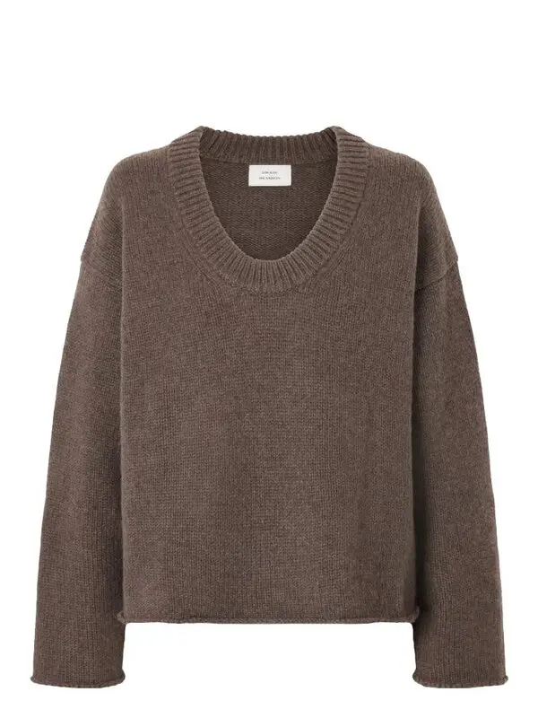 Loulou De Saison Derry Cashmere Sweater - Brown