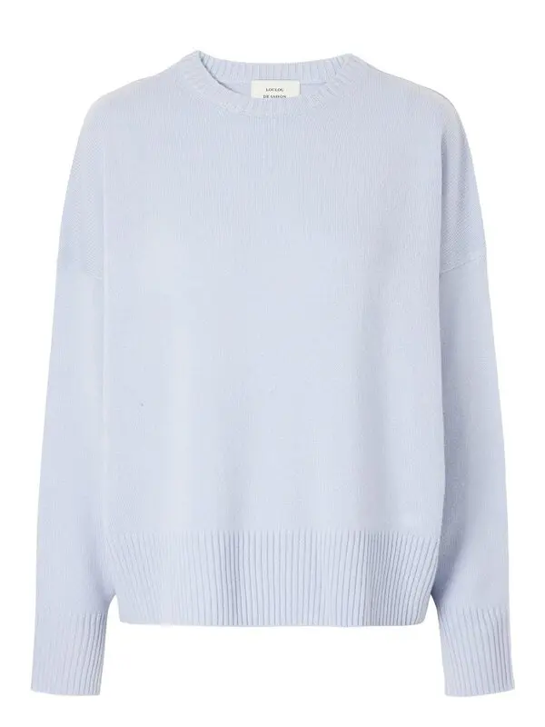 Loulou De Saison Anton Cashmere Sweater - Blue
