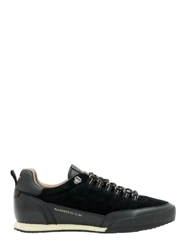 ALLSAINTS Harri Suede Panelled Sneakers - Black