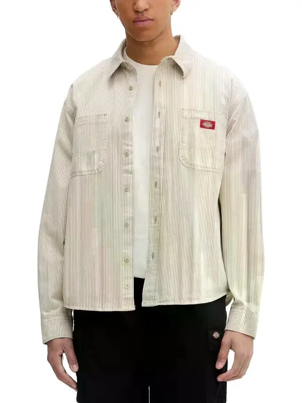 Dickies Hickory Vertical-stripe Shirt - Neutrals