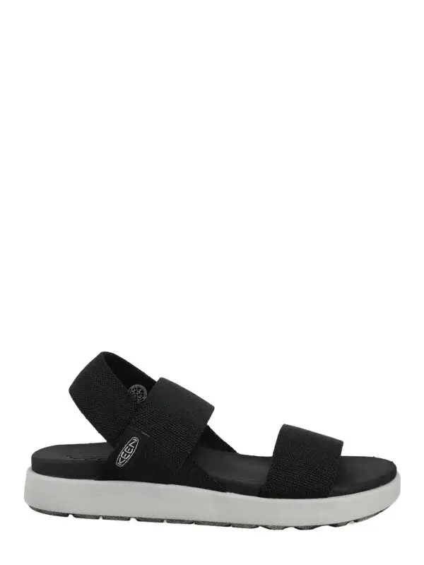 Keen Elasticated-strap Platform Sandals - Black