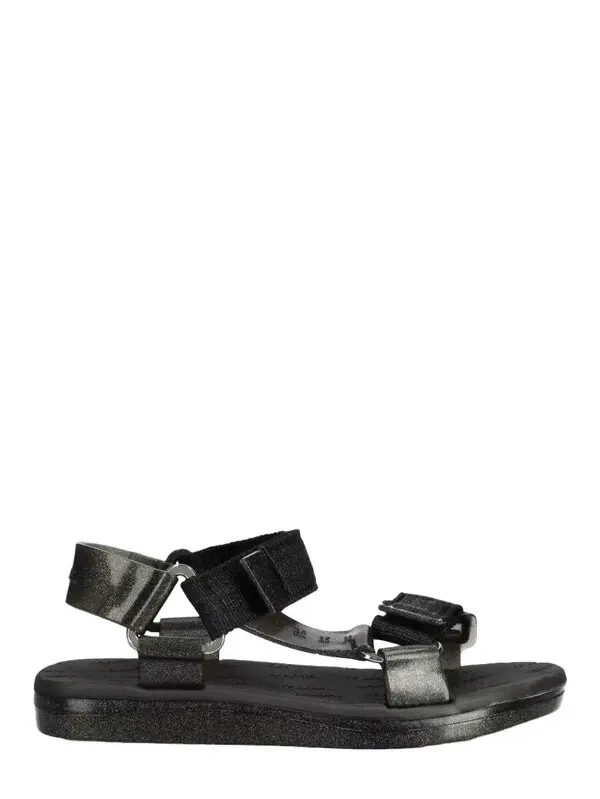 Melissa Papete + Rider Good Times Glitter-effect Sandals - Black