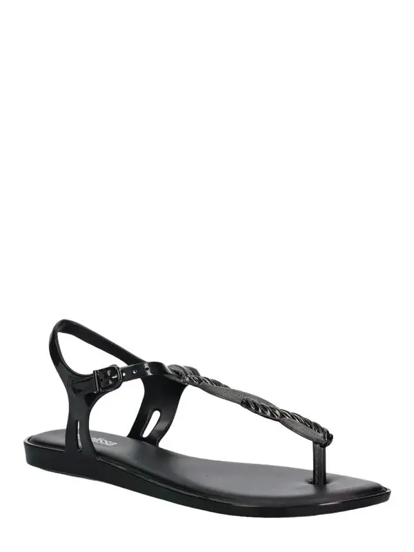 Melissa Solar Twist Ad Braided-strap Buckle-fastening Sandals - Black