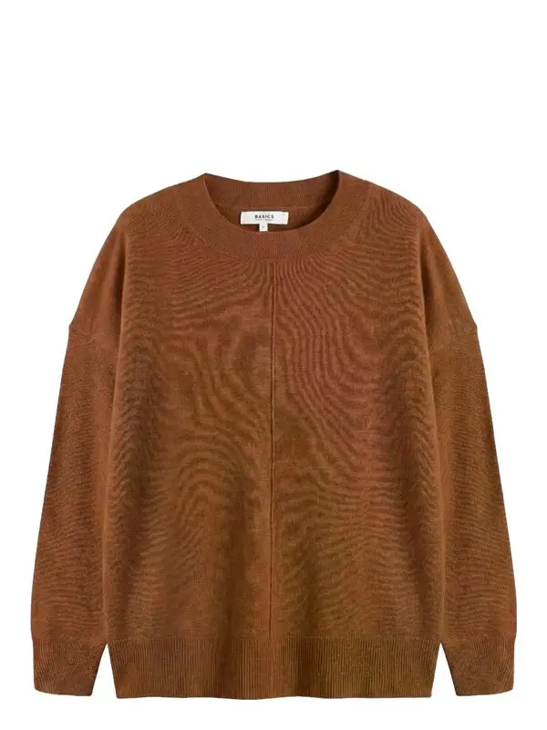 Chinti & Parker Seam-detail Slouchy Sweater - Brown