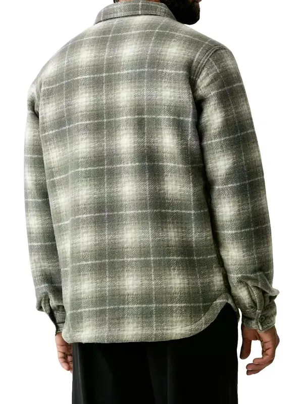 Columbia Hunter Arch Check-pattern Fleece Jacket - Green