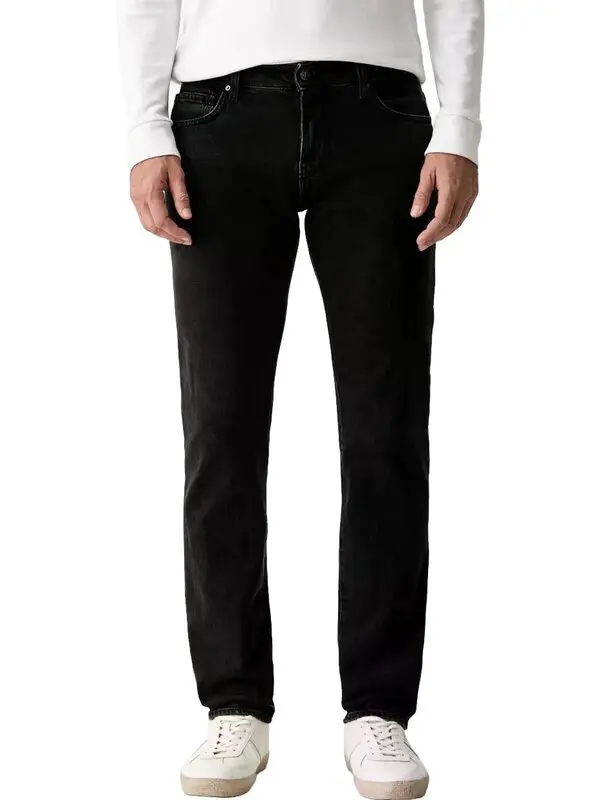 Armani Exchange Logo Patch Jeans - Grey