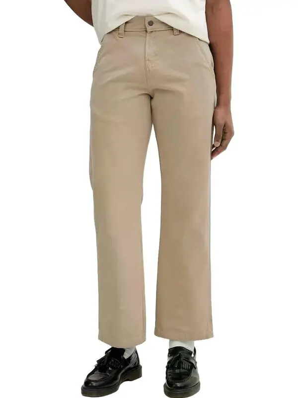 Dickies Logo Patch Straight-leg Carpenter Trousers - Neutrals