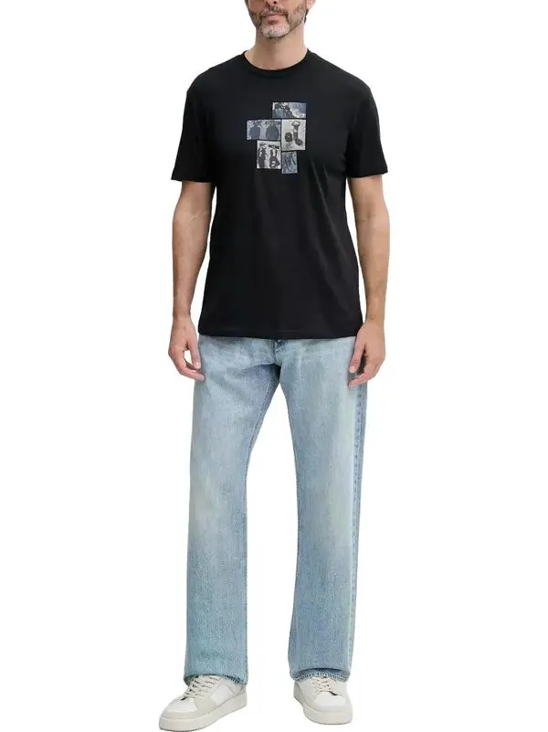 Armani Exchange Graphic-print T-shirt - Blue