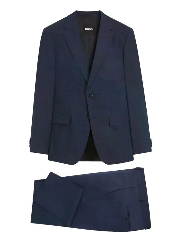 BOSS Slim-fit Wool Suit - Blue