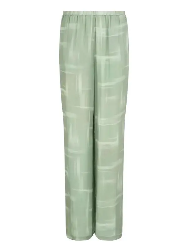Armani Exchange Wide-leg Trousers - Green