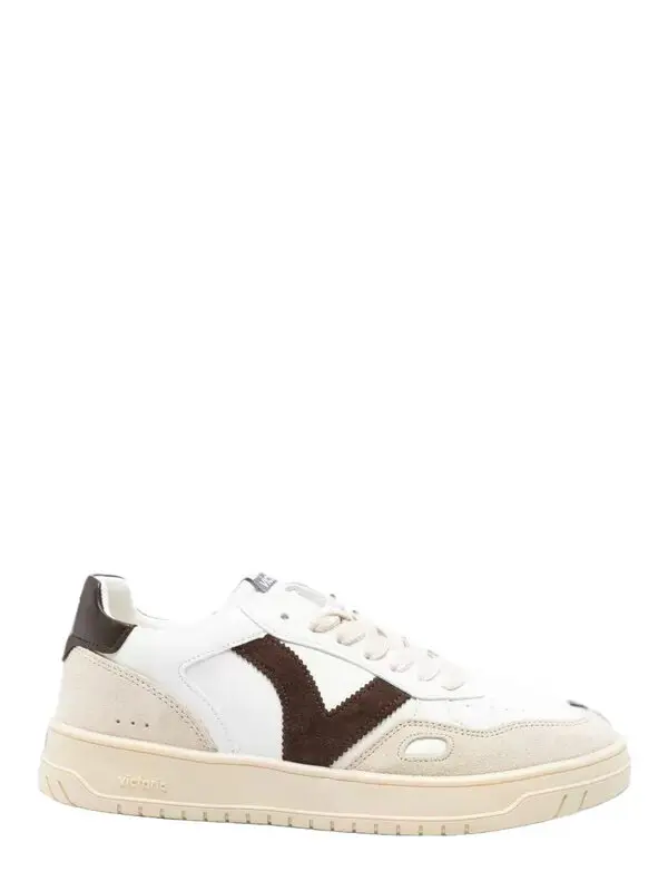 Victoria Beckham Panelled Leather Sneakers - White