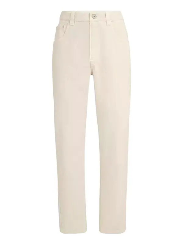 Brunello Cucinelli Five-pocket Straight Jeans - Neutrals