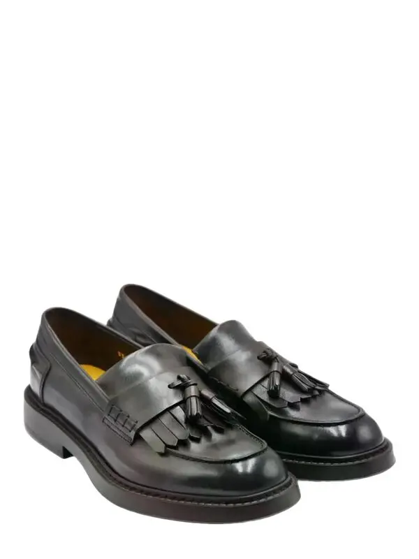 DOUCAL'S Adler Tassel Kiltie Loafers - Brown