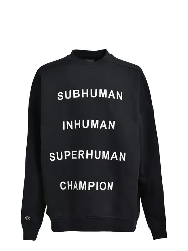 Rick Owens Jumbo Sweatshirt - Black