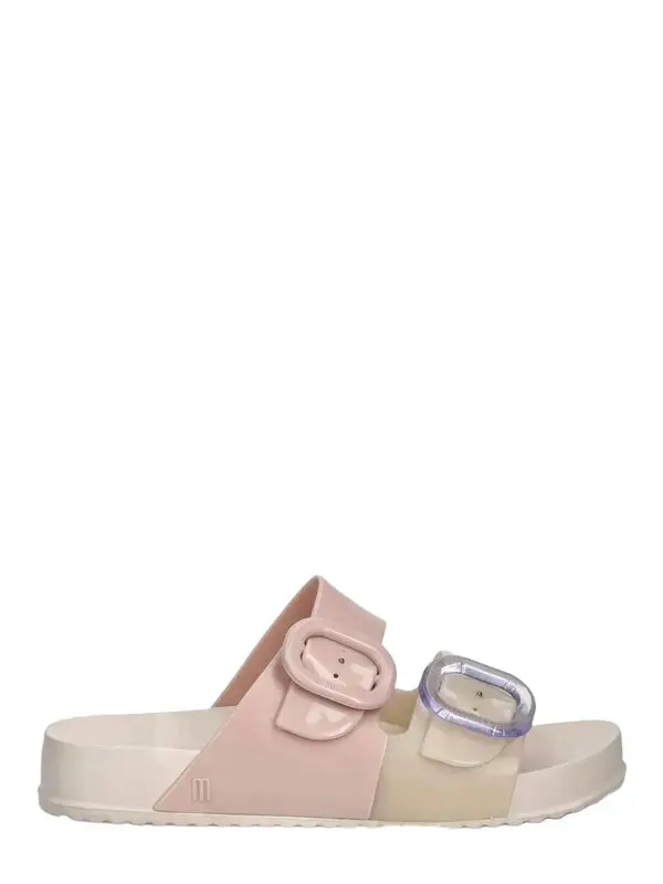 Melissa Buckle Detail Slides - Pink