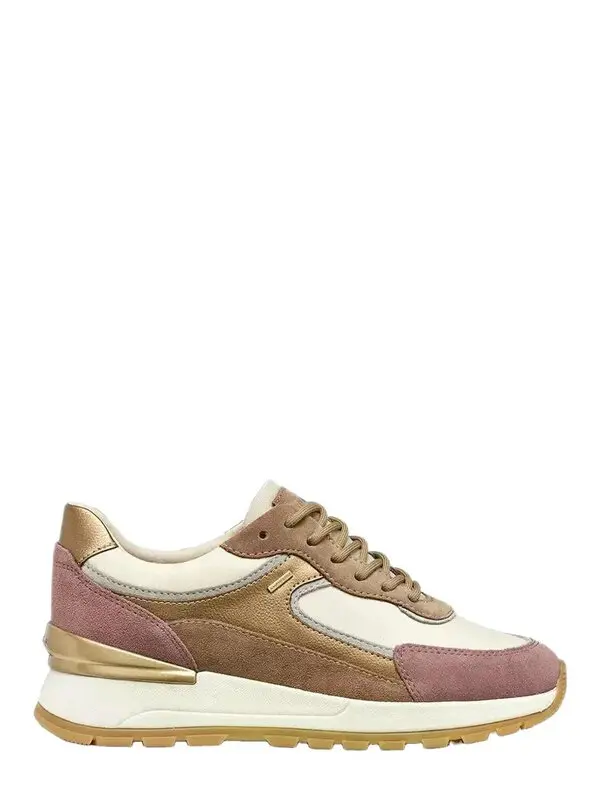 Geox Desya Abx Panelled Lace-up Sneakers - Neutrals