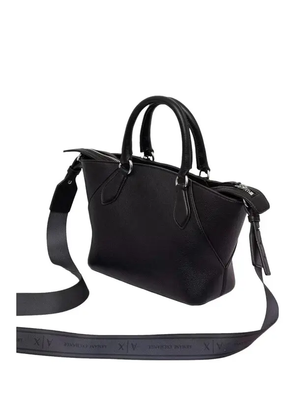 Armani Exchange Logo-detail Cross Body Bag - Black