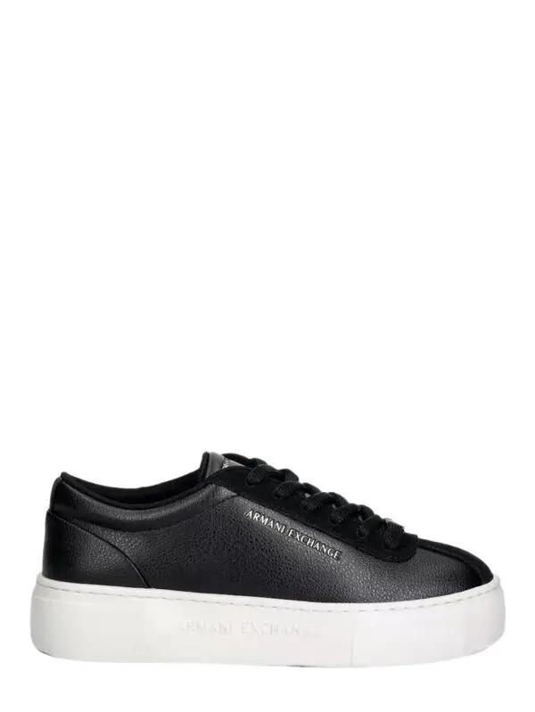 Armani Exchange Logo-lettering Chunky Sneakers - Black