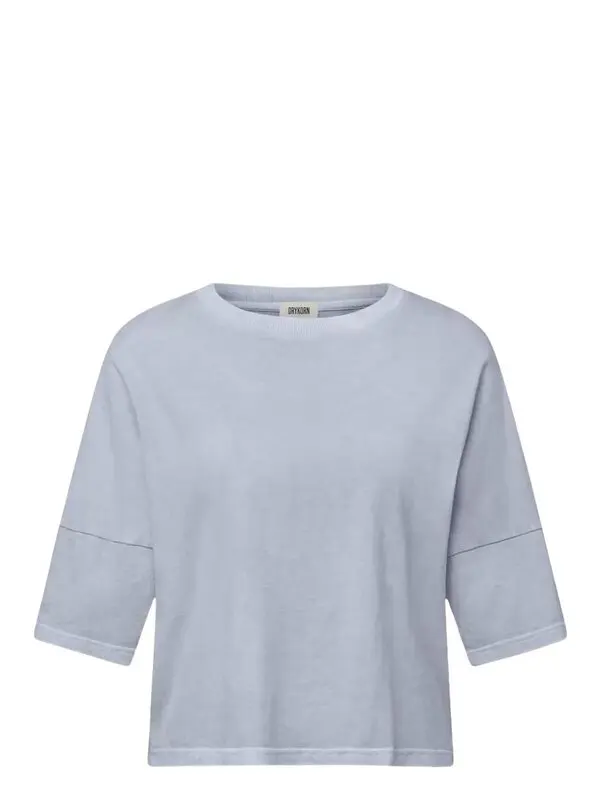 DRYKORN Kusia Dropped-shoulder T-shirt - Blue