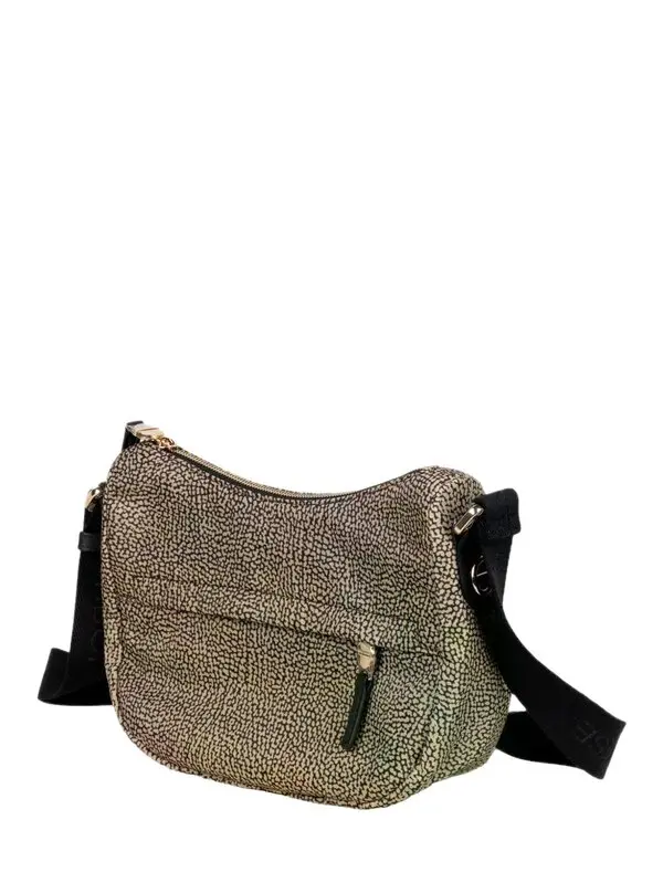 Borbonese Op Print Shoulder Bag - Neutrals