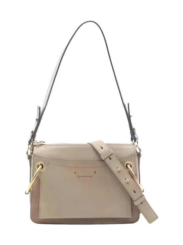 Chloé 2000s Roy Suede Shoulder Bag - Neutrals