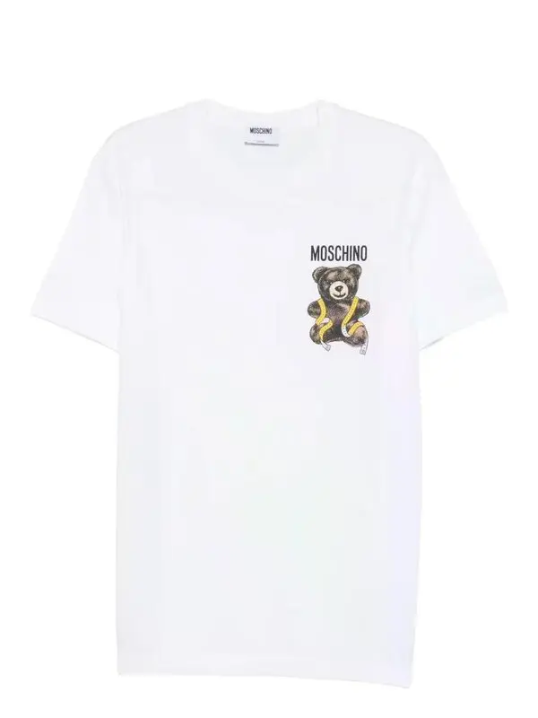 Moschino Teddy Bear Logo-print T-shirt - White