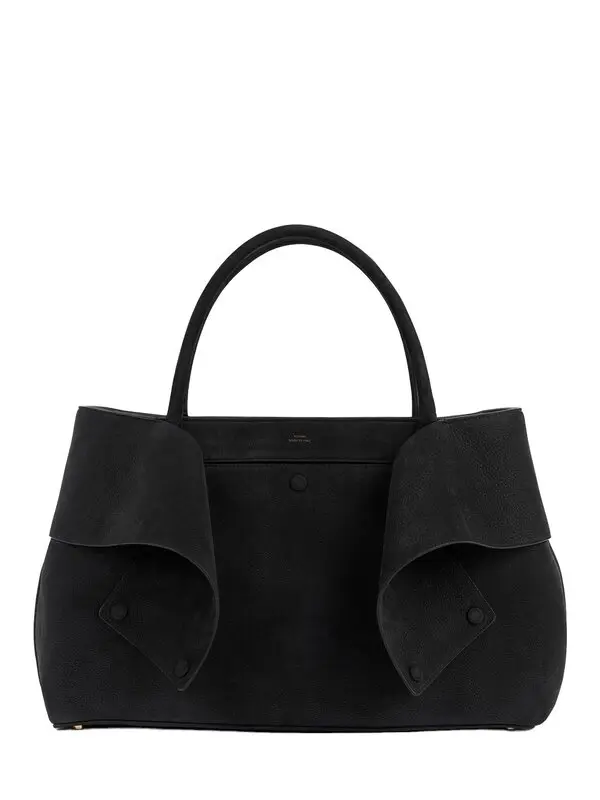 TOTEME Mercer Nubuck Tote - Black