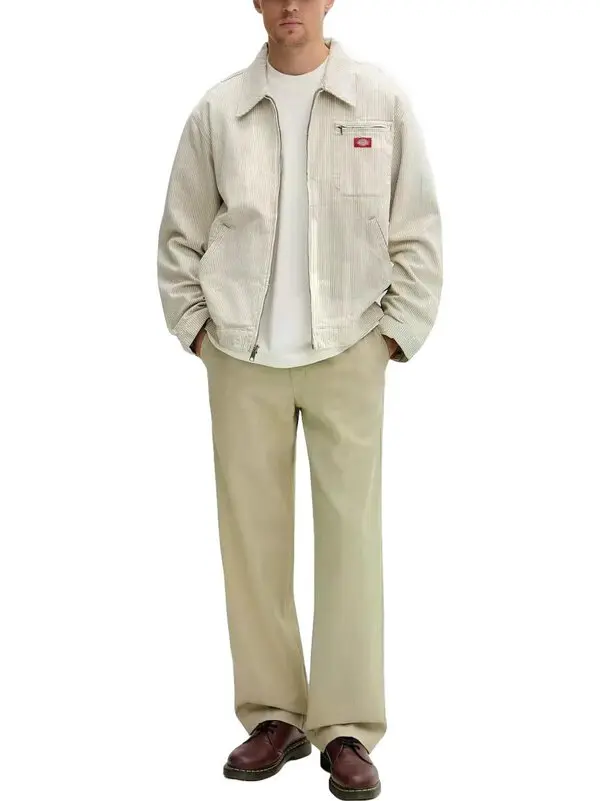 Dickies Hickory Striped Zip-up Jacket - Neutrals