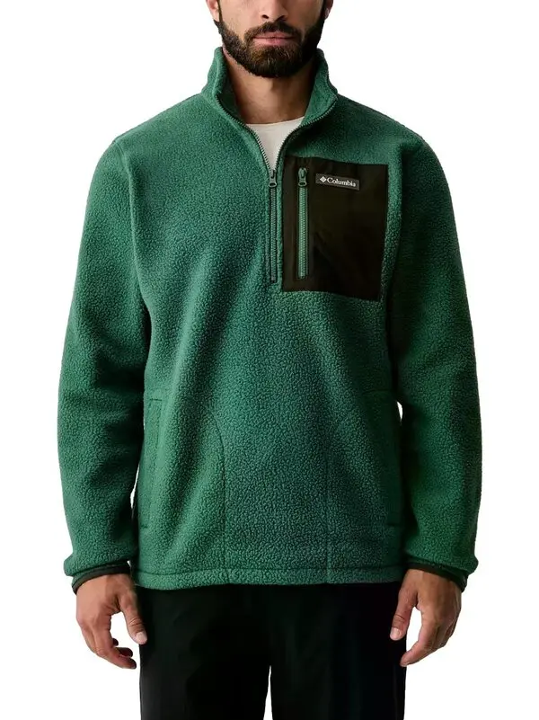 Columbia Jasper Ridge Fleece Quarter-zip Sweatshirt - Green