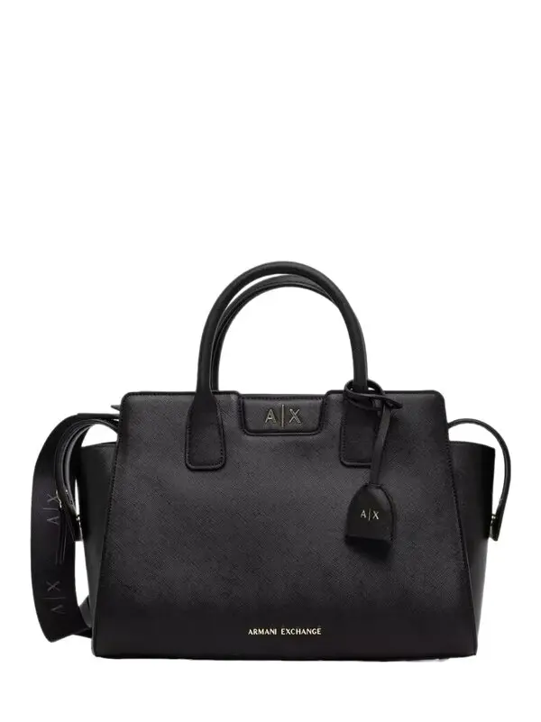 Armani Exchange Logo-detail Cross Body Bag - Black