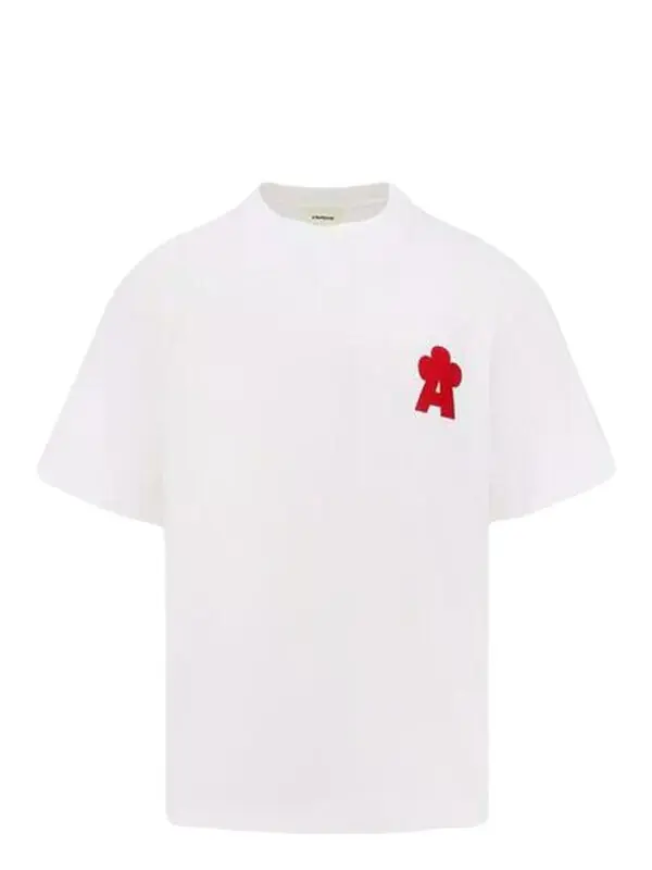 A PAPER KID Logo-detail T-shirt - White