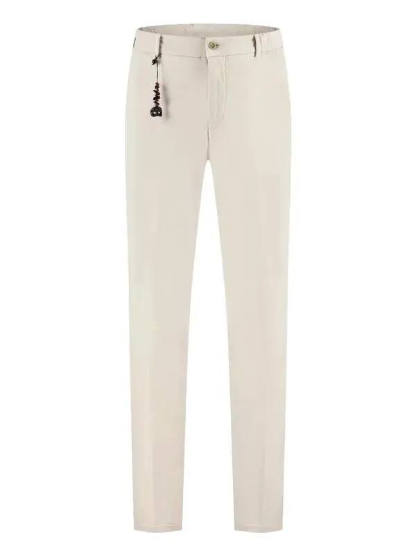 Marco Pescarolo Straight-leg Jeans With Beaded Charm Detail - Neutrals