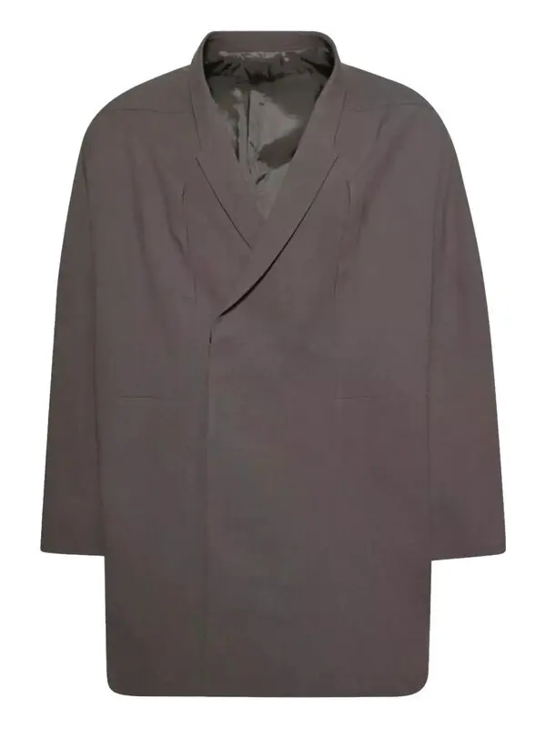 Rick Owens Double-breasted Coat - Brown