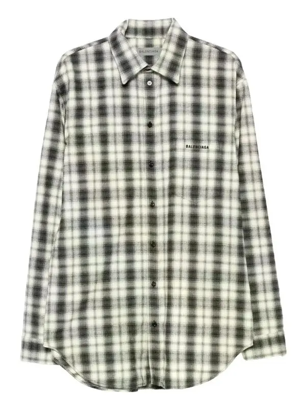 Balenciaga Regular Fit Shirt - White