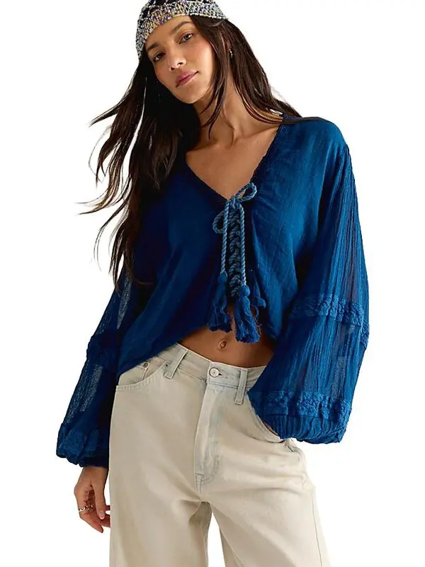 JEN'S PIRATE BOOTY Acinda Top - Ocean Blue
