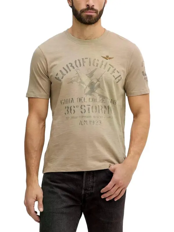 AERONAUTICA MILITARE Short-sleeves T-shirt - Neutrals