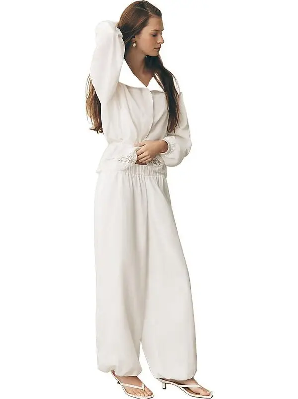 MARE MARE Nylon Balloon Pants - Ivory