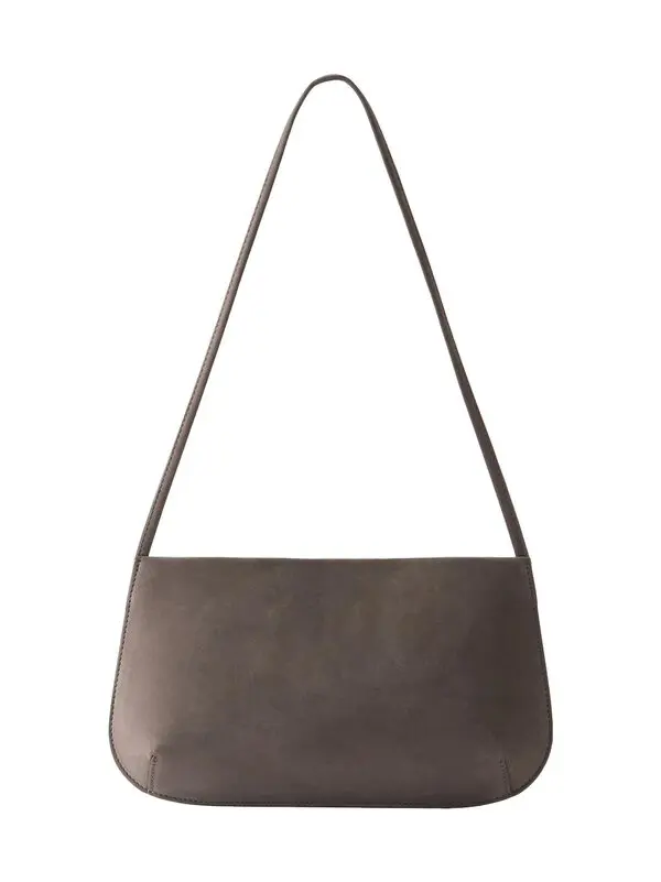FANE Bra Nubuck Shoulder Bag - Brown