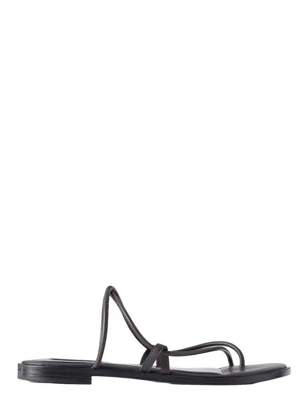 A.emery Silas Leather Sandals - Brown